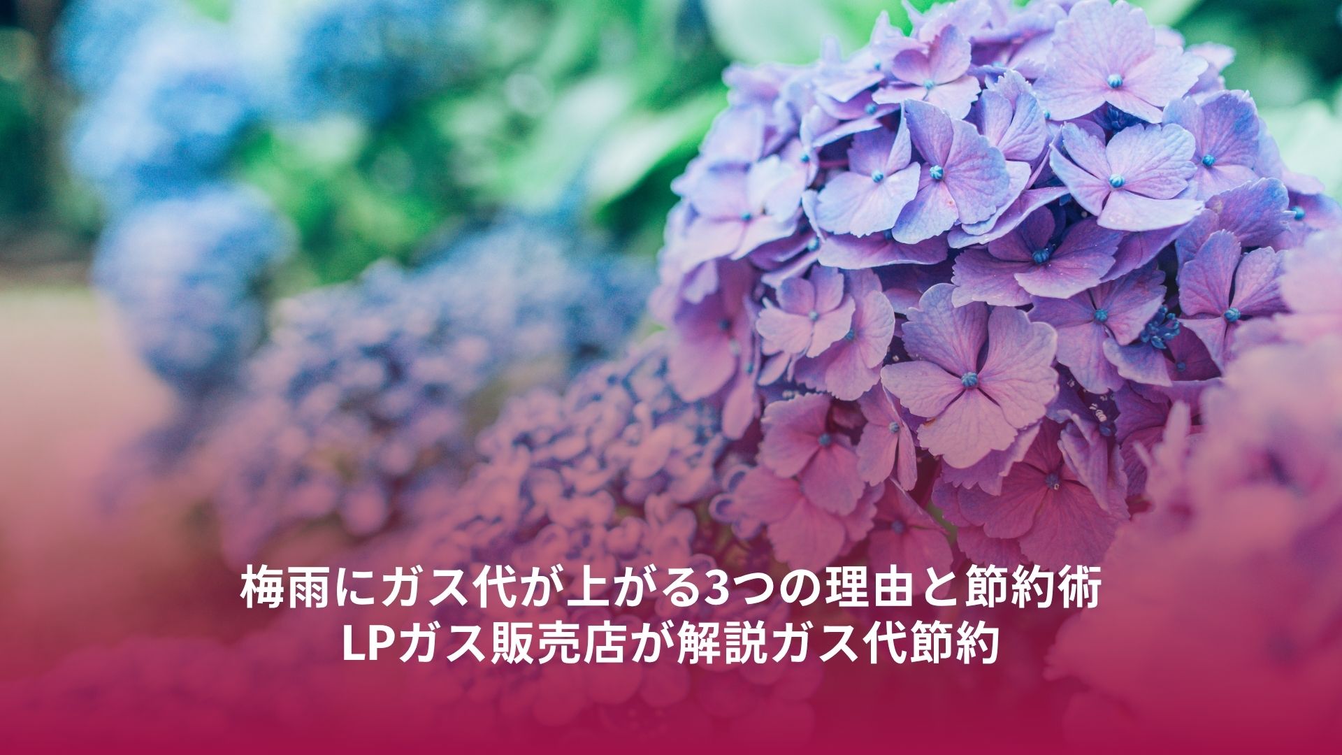 梅雨にガス代が上がる3つの理由と節約術｜LPガス販売店が解説ガス代節約 – 越前エネライン株式会社